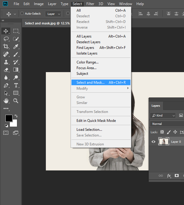Use Select Mask To Make Selection In Photoshop Photoshop Tutorial Use Select Mask To Make Selection In Photoshop Photoshop Tutorial